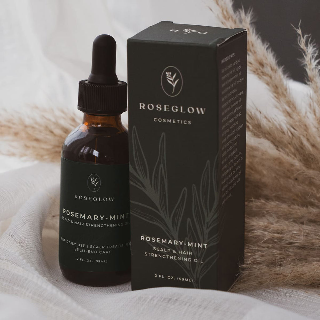 שמן רוזמרין מנטה טבעי לצמיחת שיער - RoseGlow – IntSuper Israel